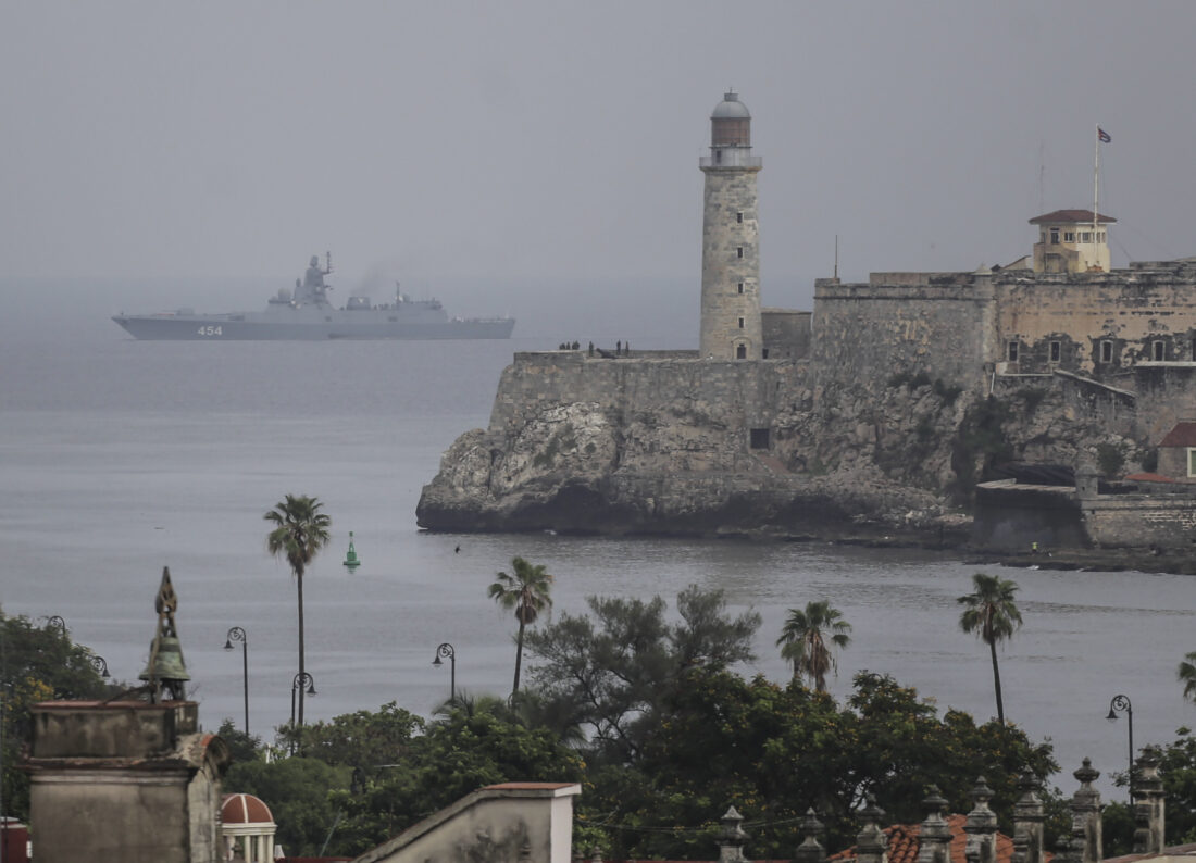 Russian warships reach Cuban waters ahead of military exercises in the ...